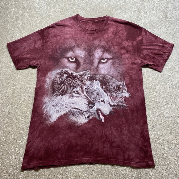 The Mountain | Shirts | The Mountain Shirt Mens Large Maroon Wolves ...